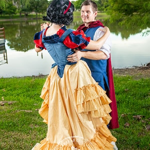 Renaissance Prince Charming Costume With Cloak, Vest, and Shirt. Disney ...