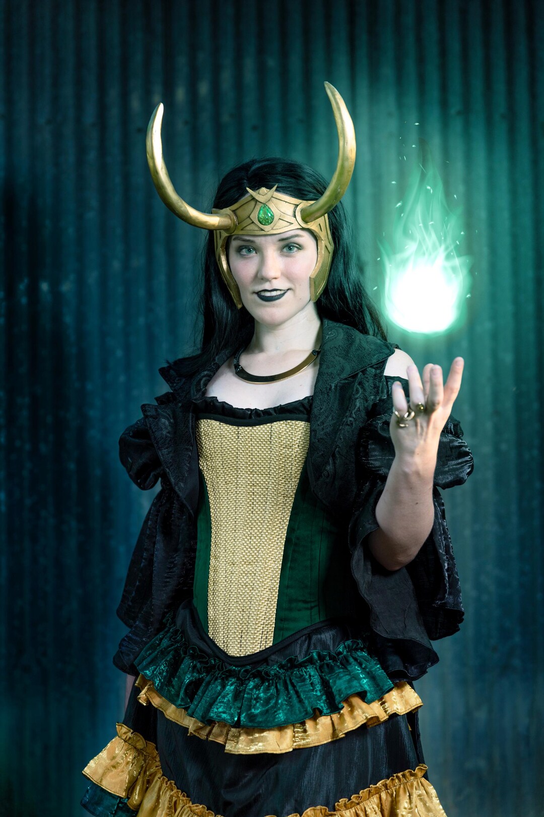 Loki Inspired Corset, Steampunk, Victorian, Western, Wild West, Cosplay ...