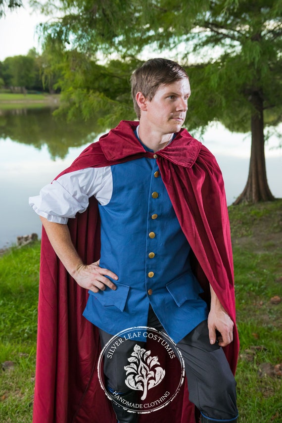 Renaissance Prince Charming Costume — Silver Leaf Costumes | Handmade ...