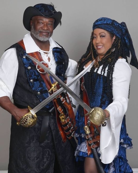 Pirate Costume For Women Blue