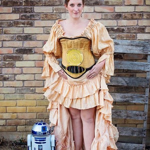 Light Gold Fancy Saloon Skirt, Loyal House Colors, Protocol Droid ...