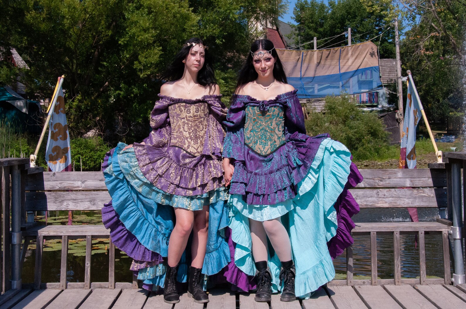 Mermaid Fancy Purple and Teal Iridescent Shimmer Blouse - Etsy