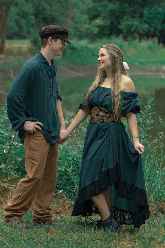 Lace and Cotton Cottage Dress — Silver Leaf Costumes | Handmade ...