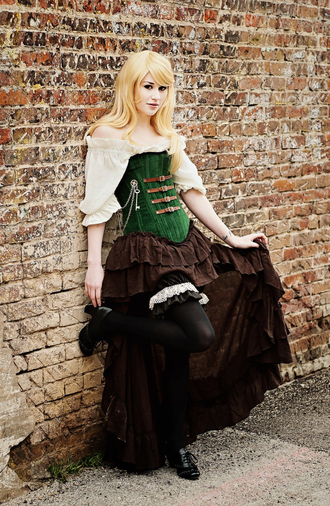 Custom Short Sleeve Cotton Chemise, Choose Your Color!, Steampunk ...