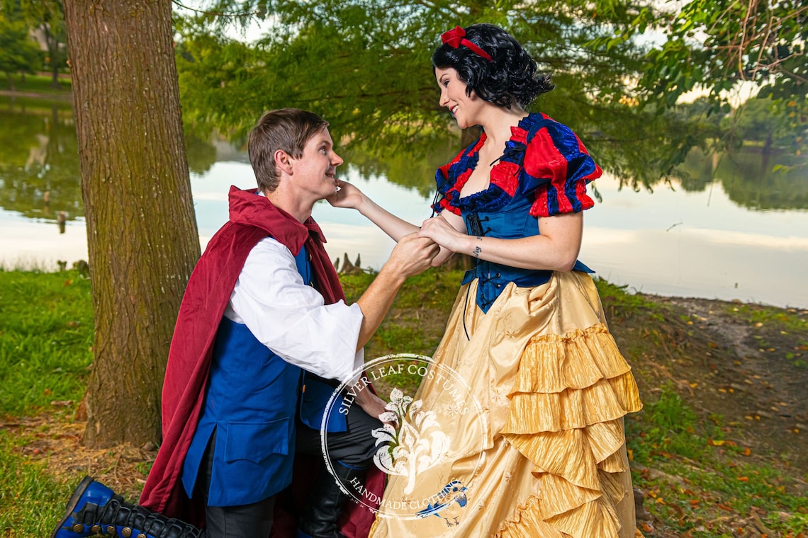 Renaissance Prince Charming Costume With Cloak Vest and - Etsy
