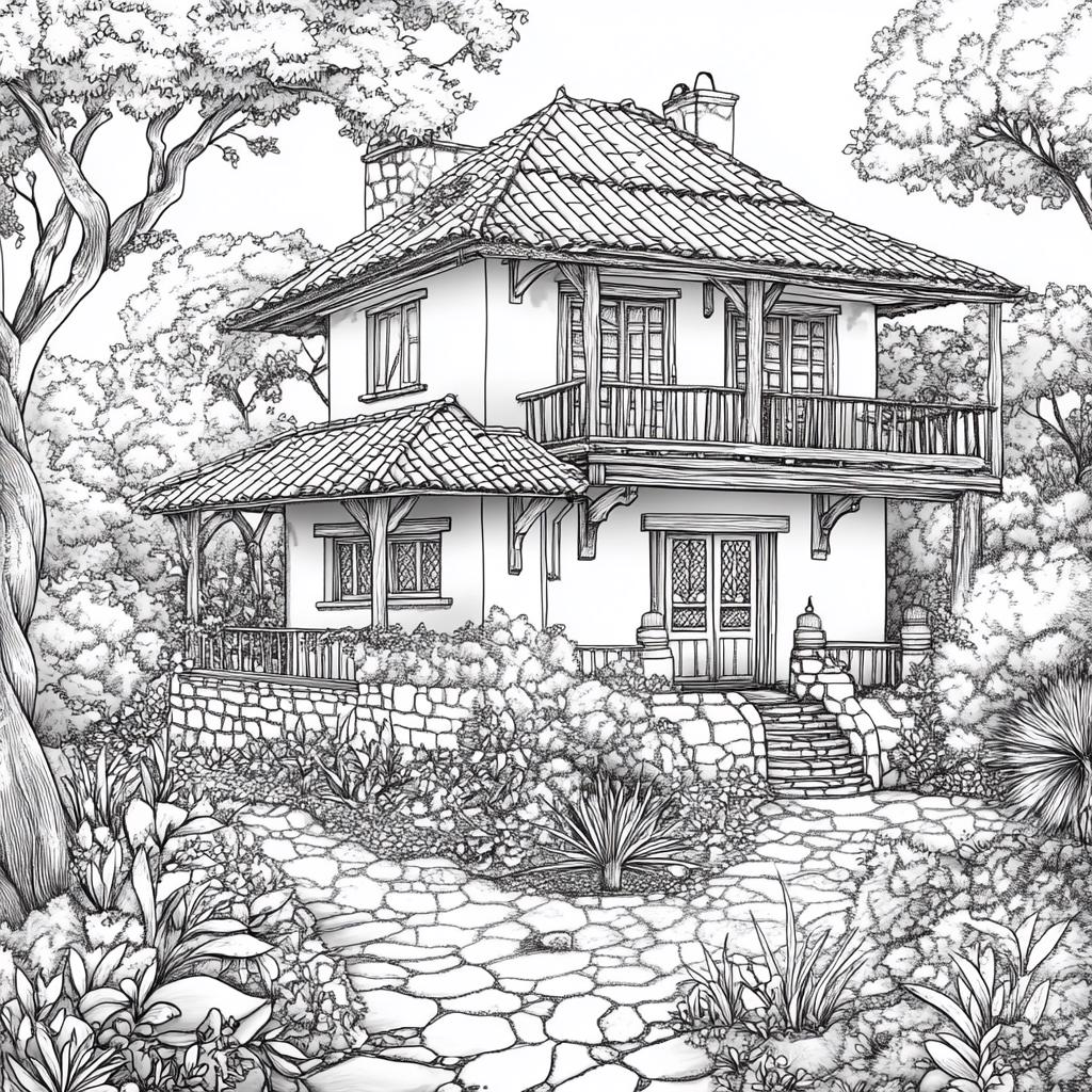 Coloring Africa: the Art of Traditional Homes - Etsy