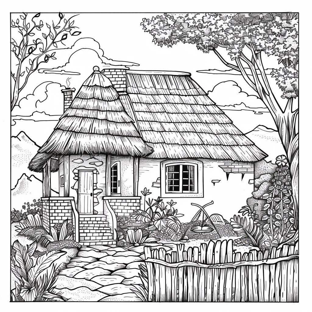 Coloring Africa: the Art of Traditional Homes - Etsy