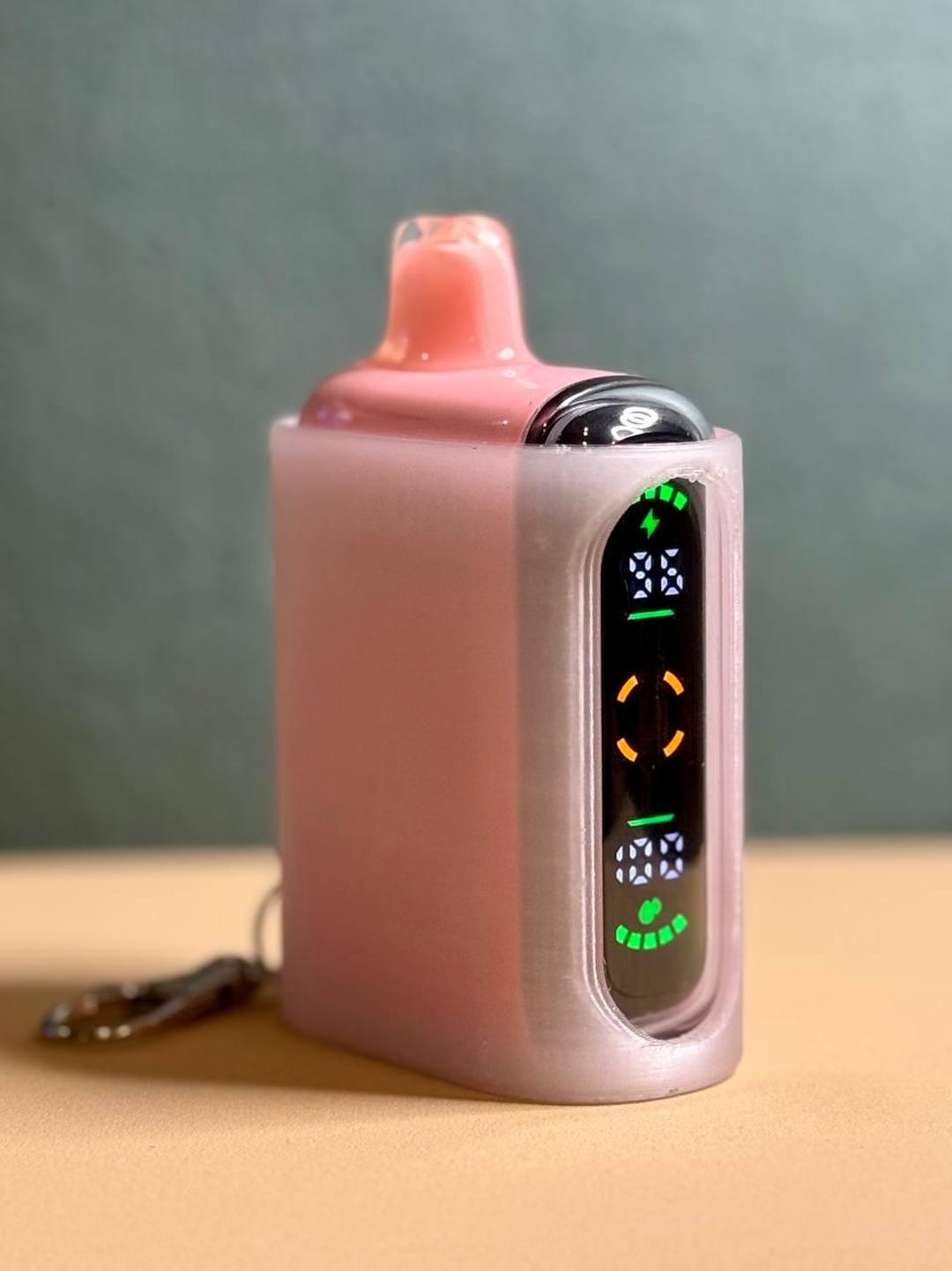 Geek Bar Pulse Vape Case Frosted Glass With Swivel Clasp Protective ...