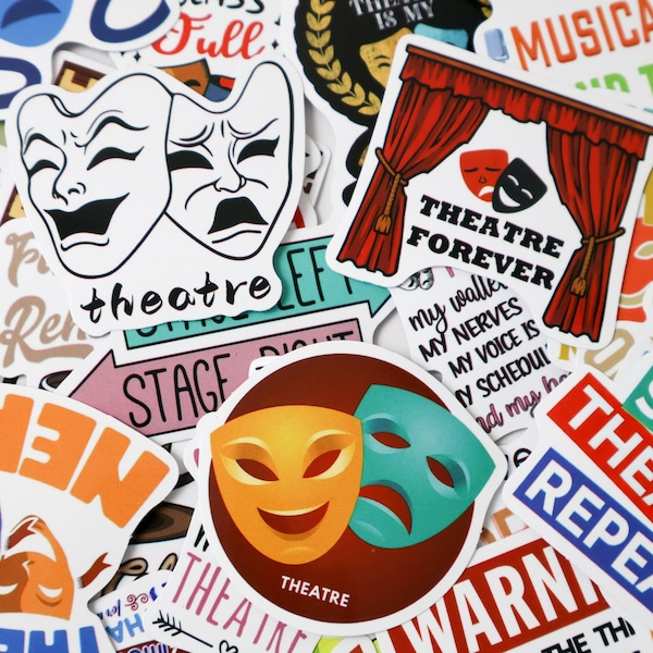Theatre Stickers - Etsy