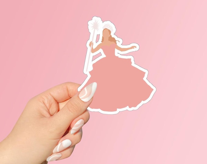 Glinda Sticker Wicked Movie, Ariana Wicked Sticker, Glinda Fan Art ...