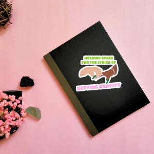 Holding Space for the Lyrics of Defying Gravity Sticker, Funny Wicked ...