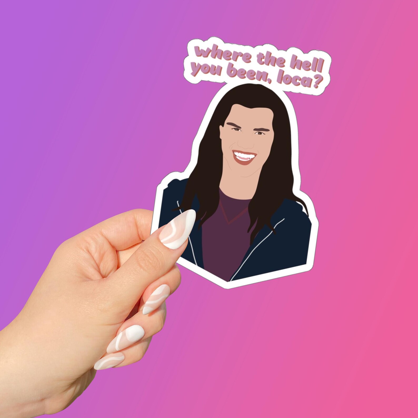 Where the Hell You Been Loca Jacob Twilight Sticker, Taylor Lautner ...