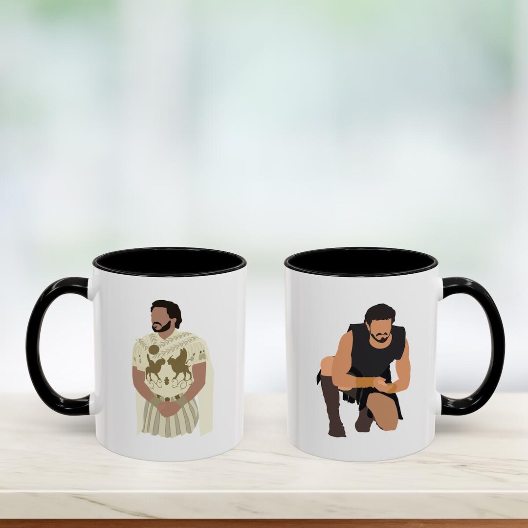Gladiator II Mug, Paul Mescal Pedro Pascal Mug, Unique Design Gladiator ...