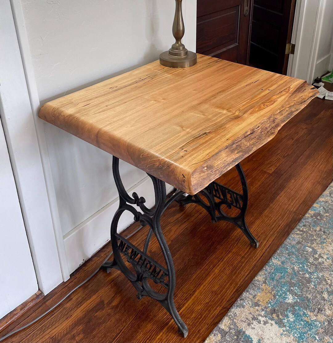 Entry Table, Console Table, Side Table, Live Edge, Maple, Live Edge ...