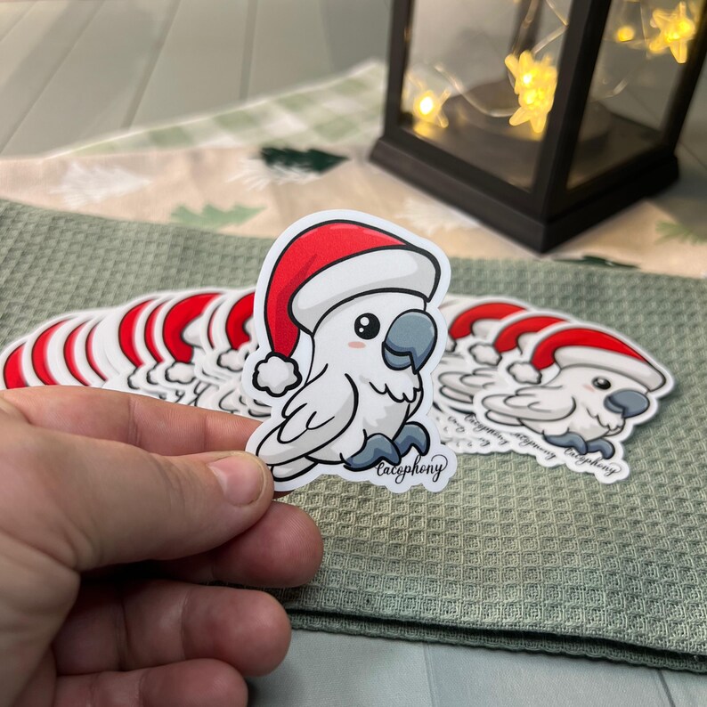 Set of Australian Animal Christmas Planner Stickers Dingo, Kookaburra ...