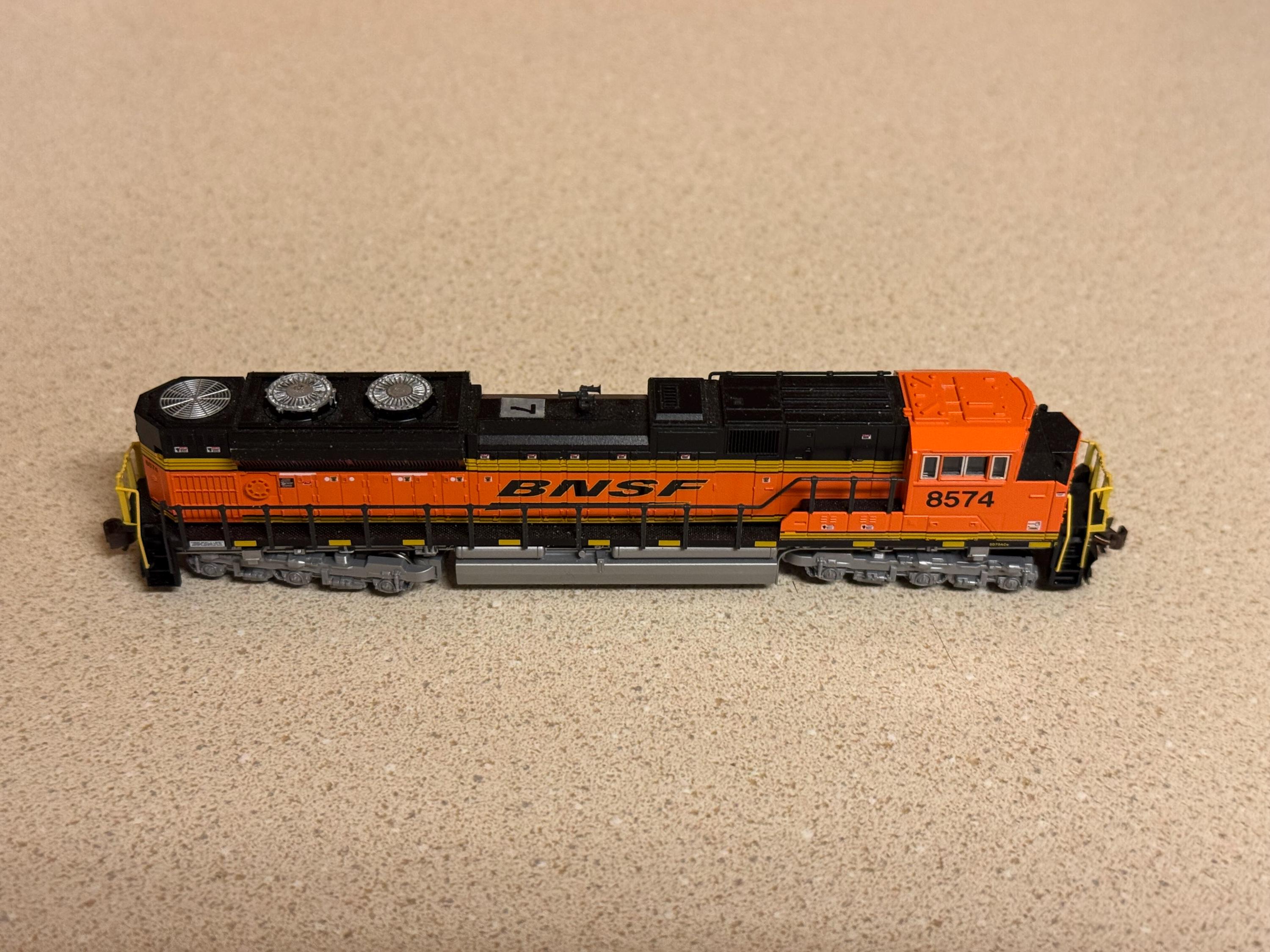 Kato N Scale BNSF #8574 Sd70ace - Swoosh Logo - DCC Installed (no Sound) - Etsy
