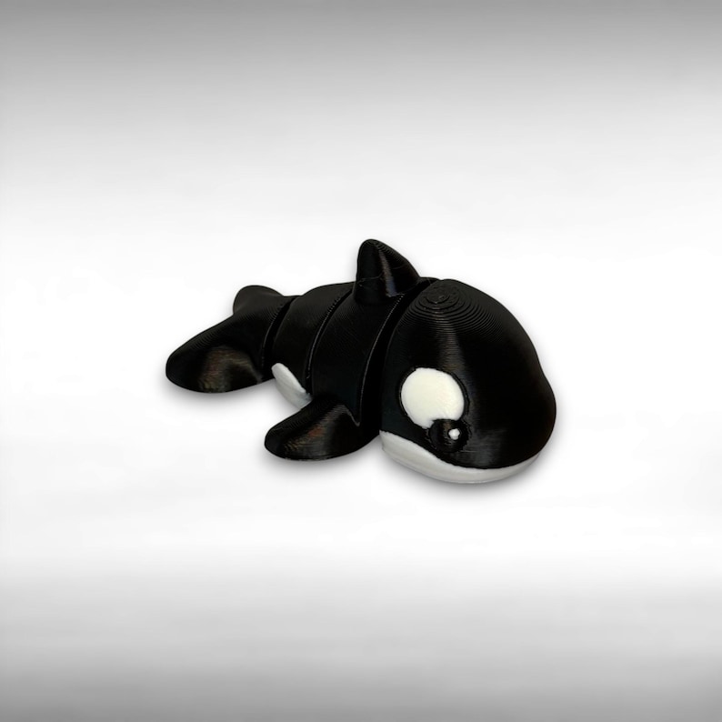 Orca Mini – Articulated Killer Whale Fidget Figure - Etsy