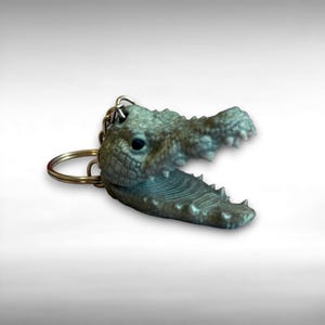 Crocodile Head Keychain - Etsy