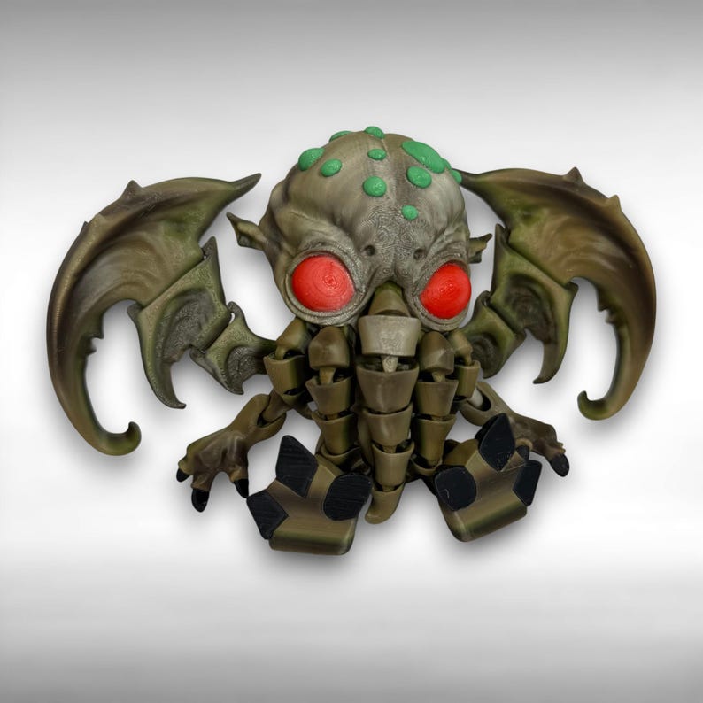 Cthulhu Figurine - Eldritch Horror Decor, Cosmic Creature Gift - Etsy