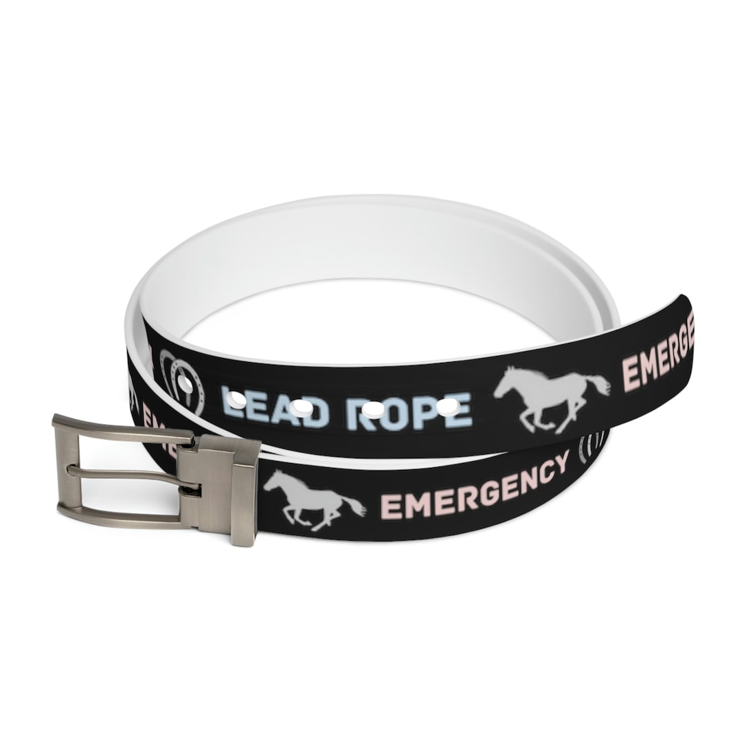 Loose Horse Emergency Lead Rope C4 Belt Black - Etsy