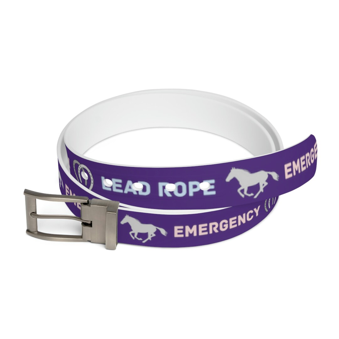 Loose Horse Emergency Lead Rope C4 Belt Purple - Etsy