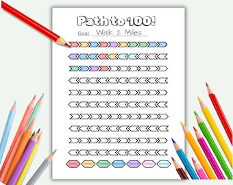 Path to 500 Goal Tracker: Printable Progress Chart (PDF) - Etsy