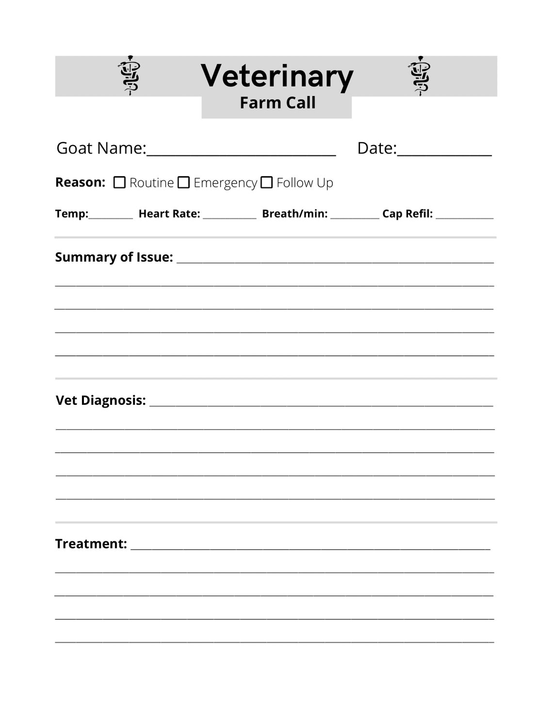 Goat Record Keeping Log Book: Breeding, Milking, Vet Records (digital ...
