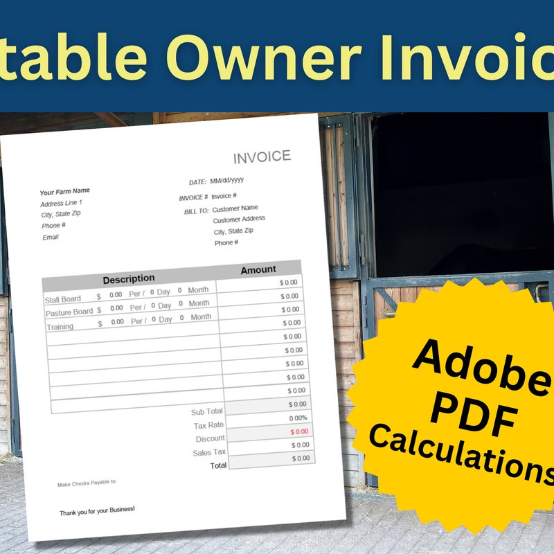 Invoice Farm - Etsy