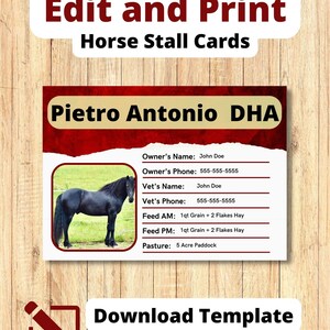 Printable Stall Card Bundle - 5x7 Fillable Canva Template - Etsy