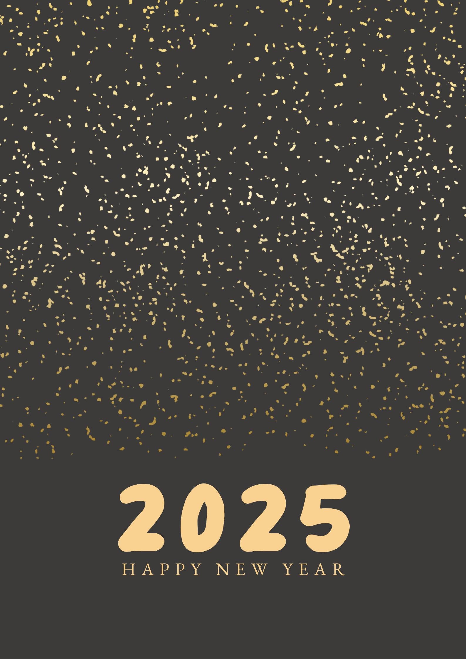 2025: Happy New Year Card Digital Download and Print. - Etsy