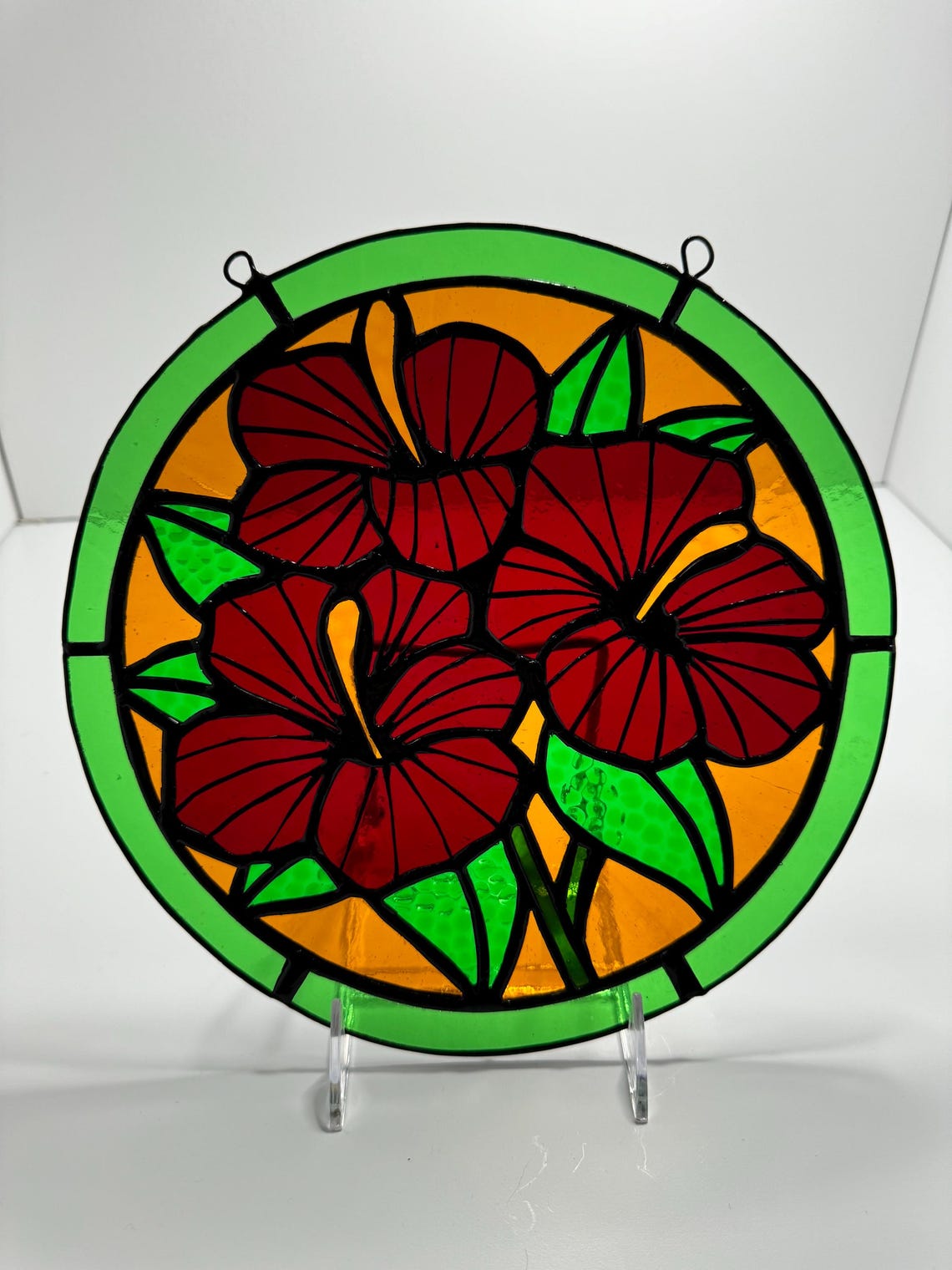 Stained Glass - Stained Glass Hibiscus - Stained Glass Flowers ...