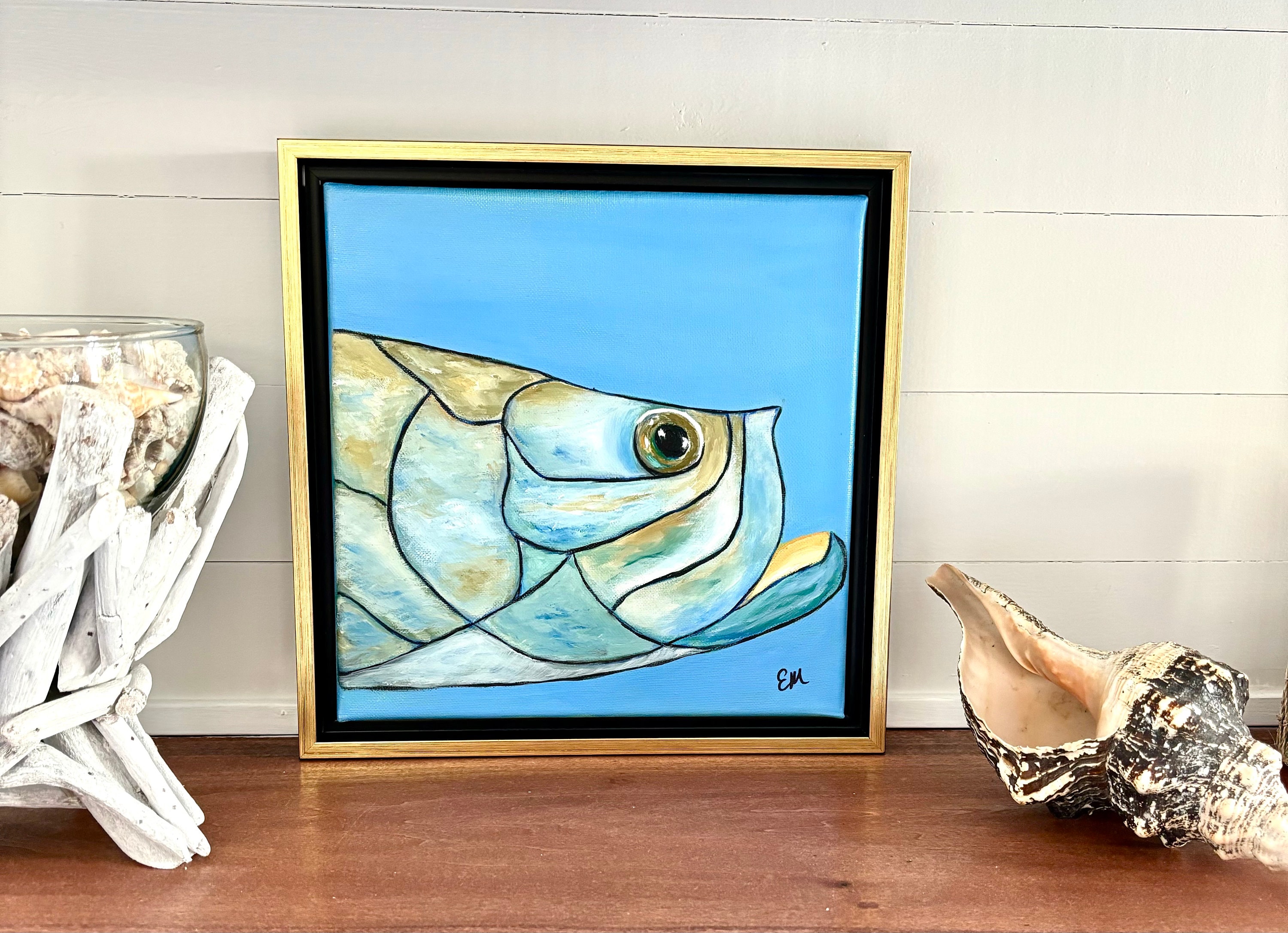 Florida Tarpon Oil Painting, Original Oil Painting by Evie Mineau ...