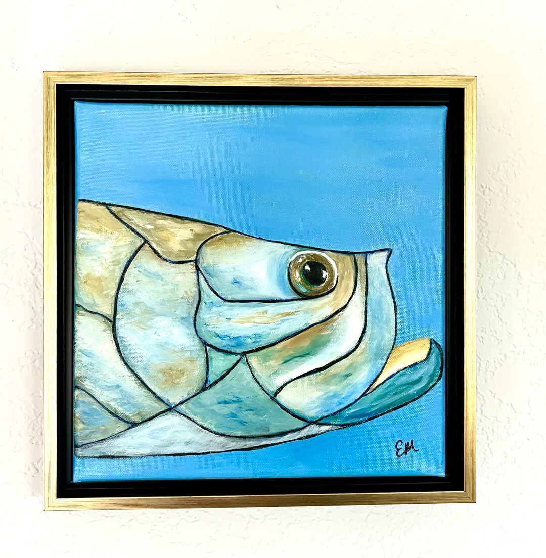 Florida Tarpon Oil Painting, Original Oil Painting by Evie Mineau ...