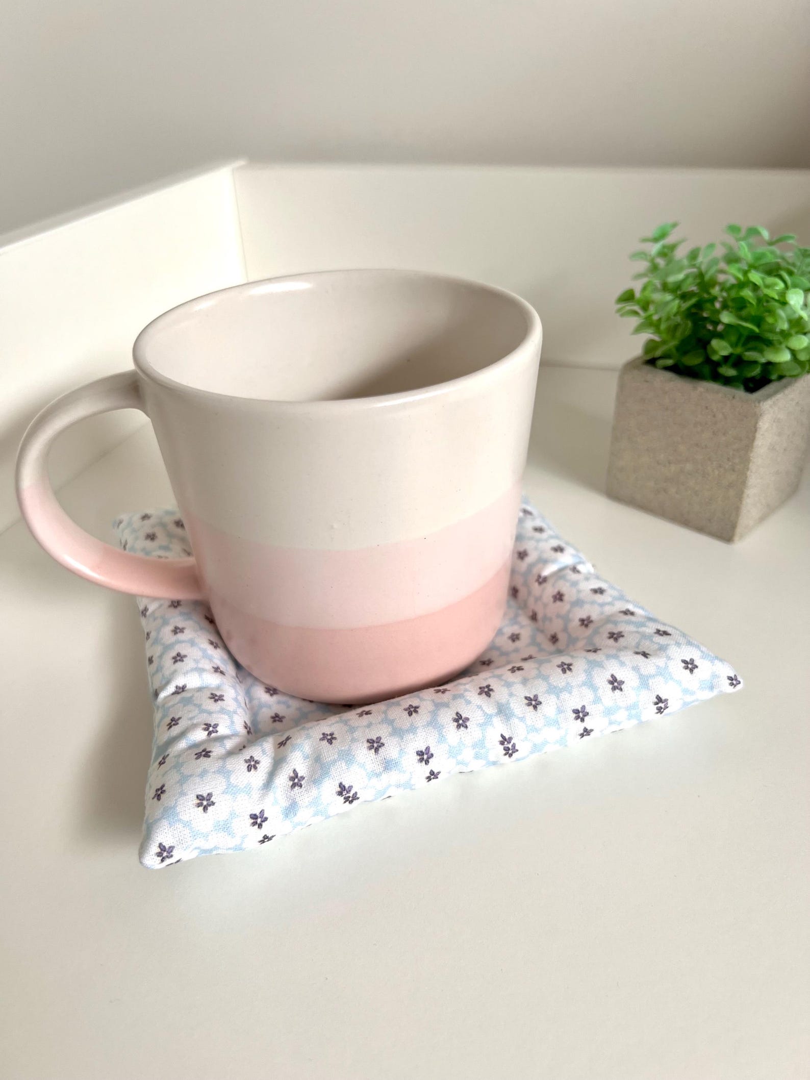 Handmade Fabric Cloud Plush Coaster, Puffy Coaster, Drinks Coaster ...