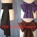 Sewing INSTRUCTIONS for Costume Sash - PDF Download - *digital* - DIY ...