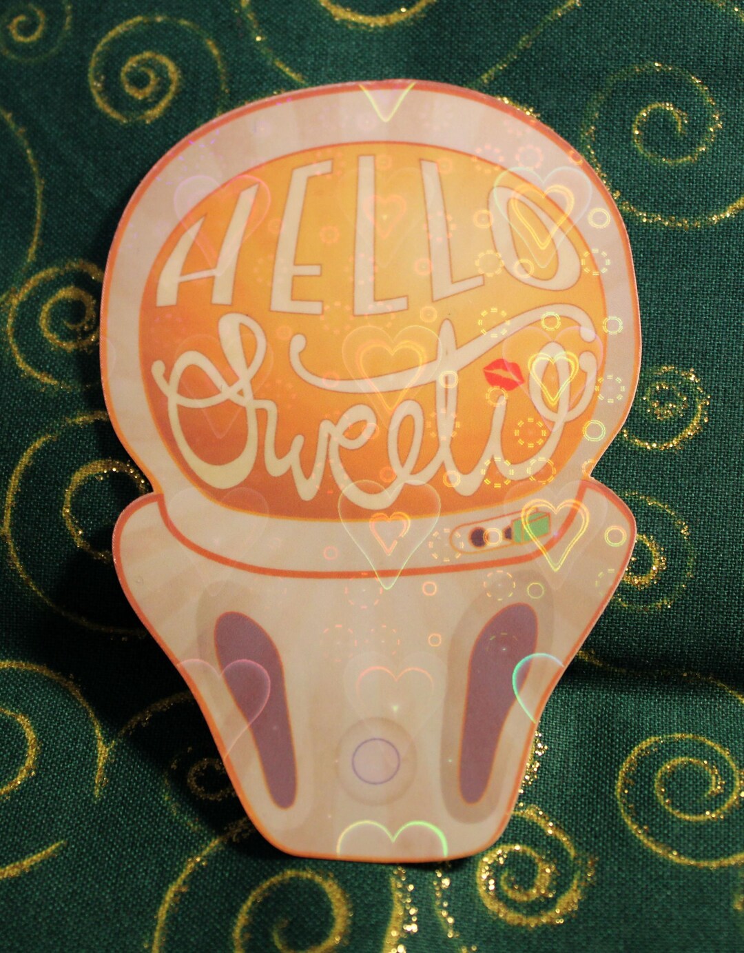 Hello Sweetie - Doctor Who River Song Holographic Decal - Etsy