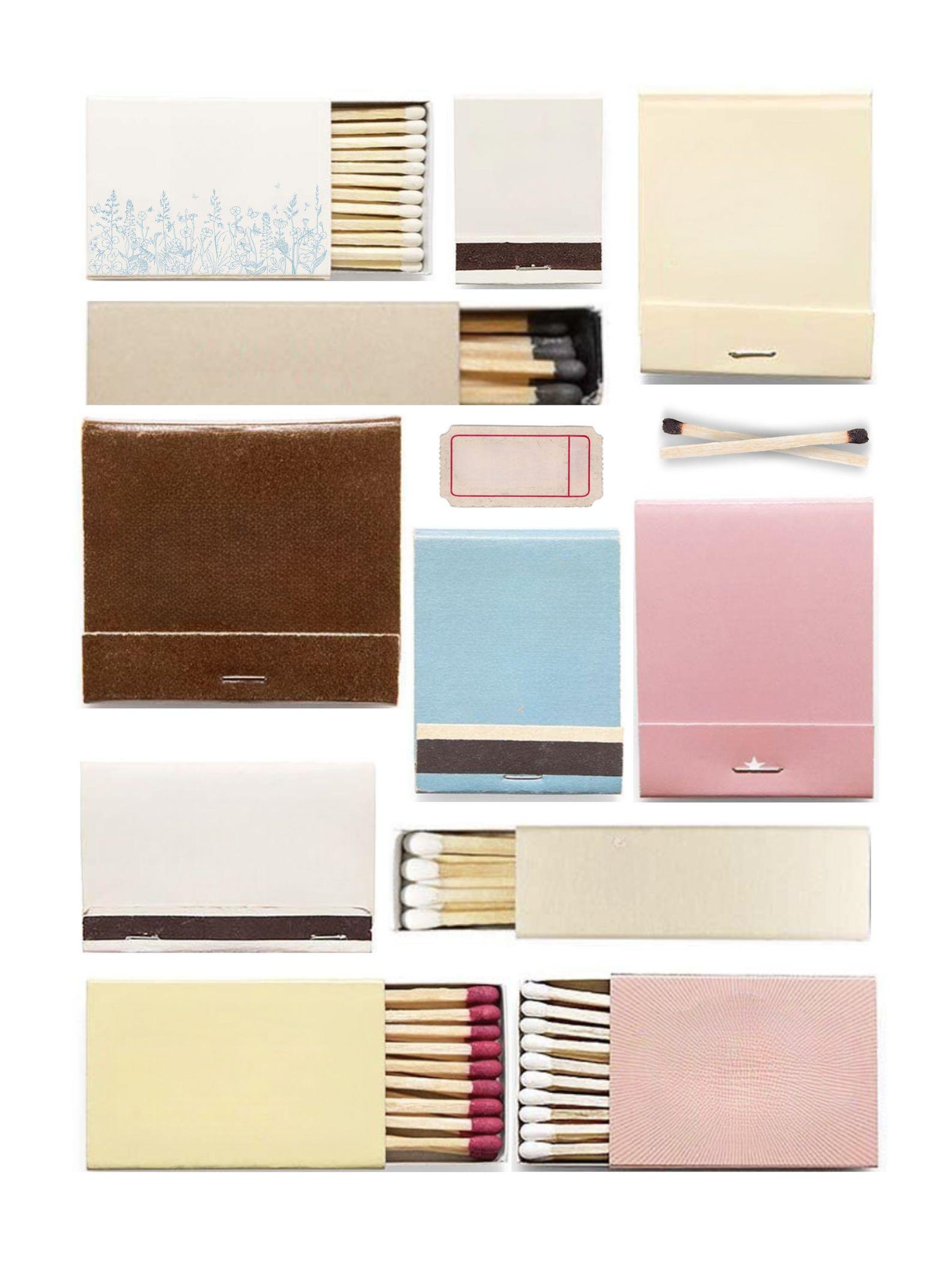 Blank Matchbook Template | Matchbox Art Print | Vintage Matchbox | Wall ...