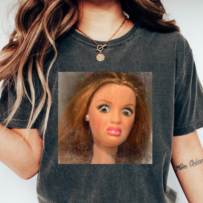 Barbie Funny Face T Shirt - Etsy