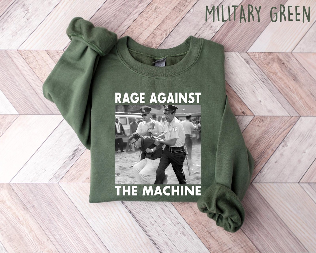 Bernie Sanders Rage Against the Machine Sweatshirt, RATM Political ...
