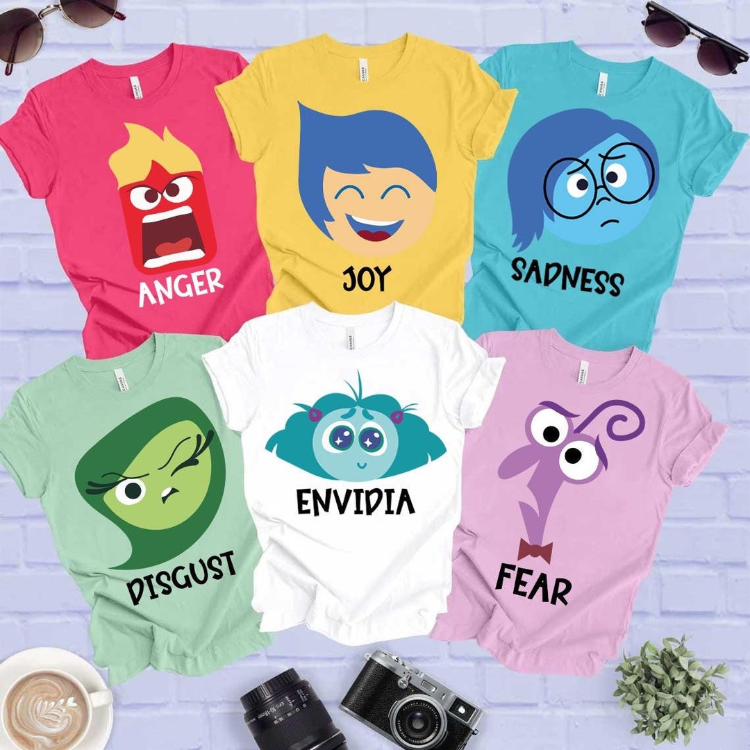 Inside Out 2 Shirts, Inside Out Characters Matching, Inside Out 2 Shirt ...