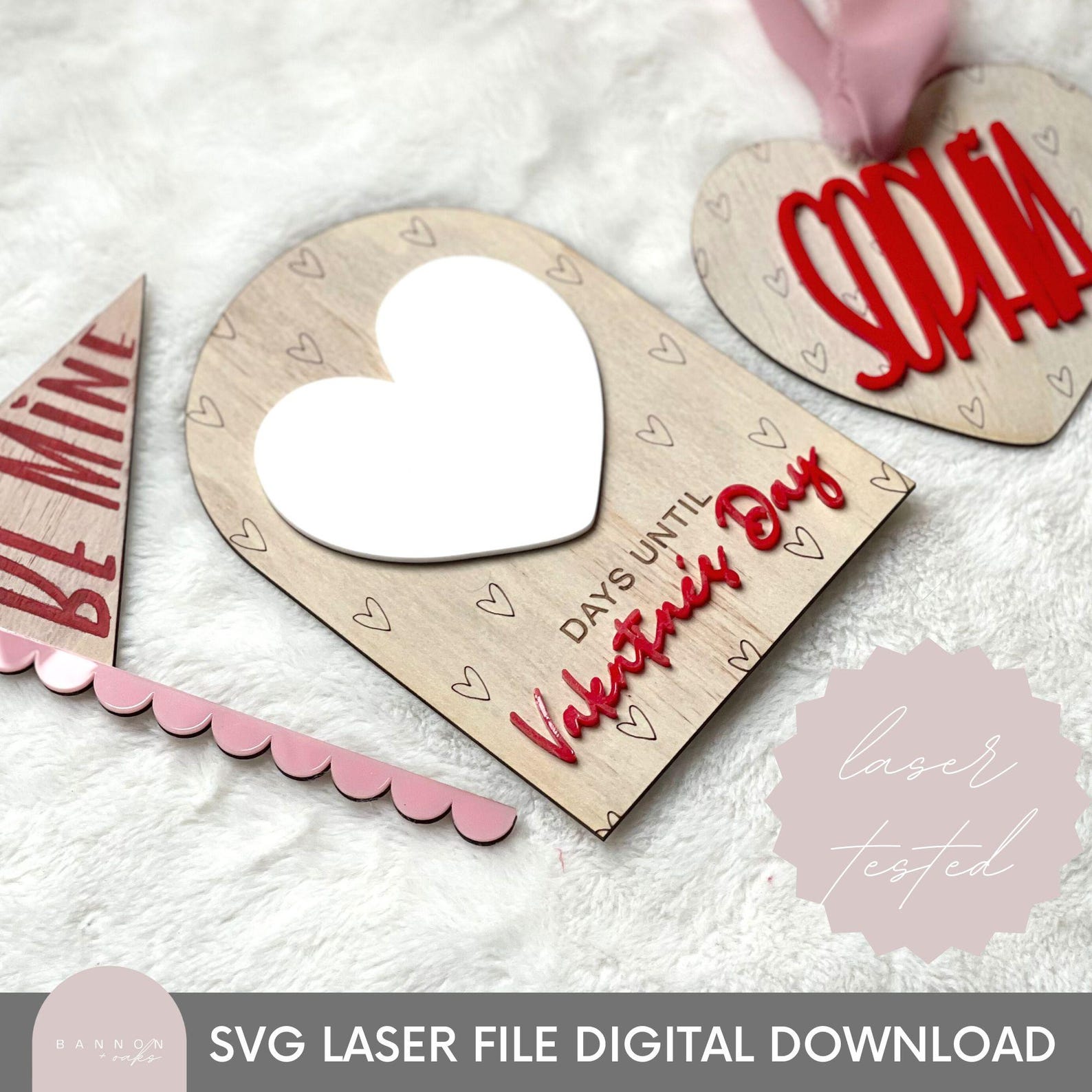 Valentine's Day Countdown SVG, Valentine SVG, Countdown to Valentine's ...