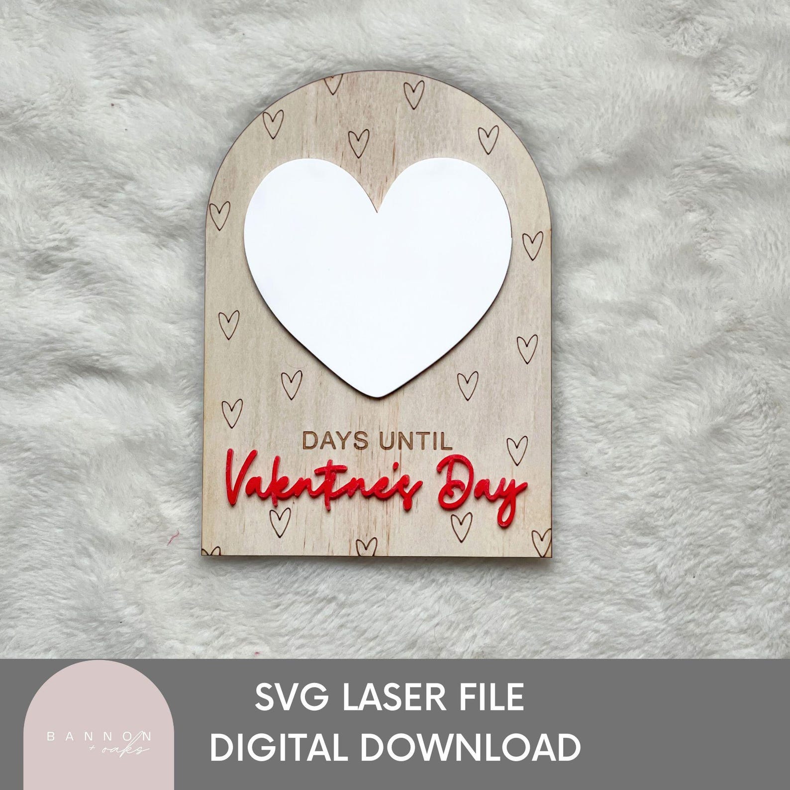 Valentine's Day Countdown SVG, Valentine SVG, Countdown to Valentine's ...