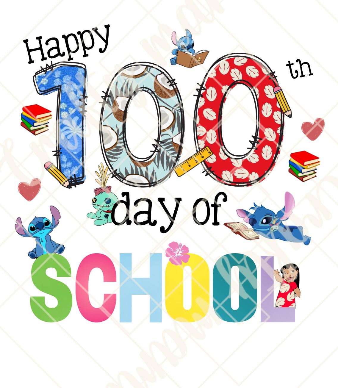 Stitch 100 Days Bundle - Etsy