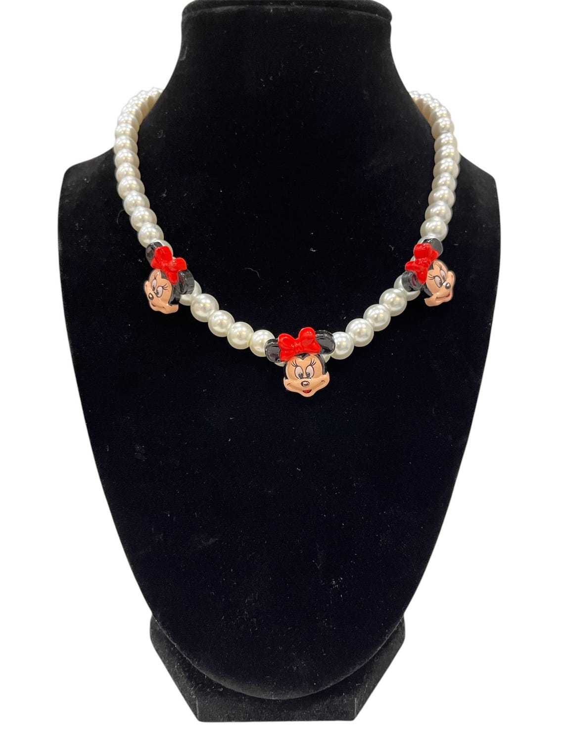 The Minnie Mouse Charm Necklace - Etsy