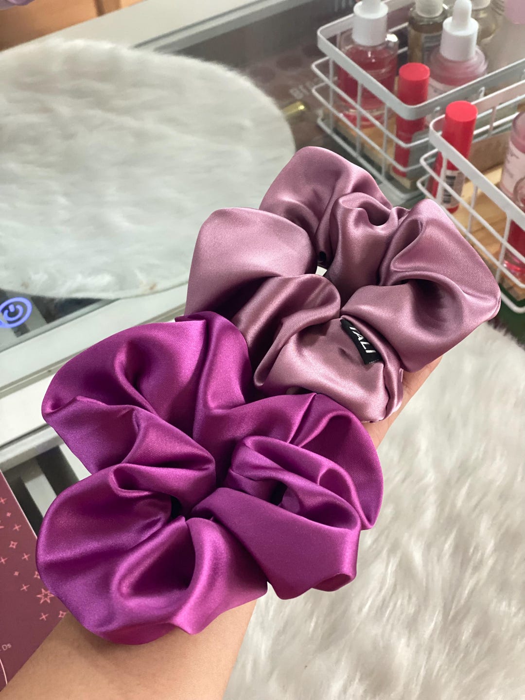 Soft and Fluffy Scrunchies. Great for Outdoor, Casual, Professional ...
