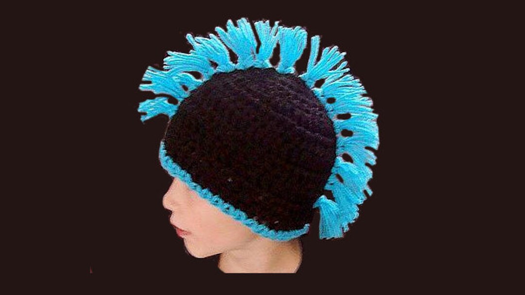 Crochet Patterns Mohawk Hat PDF 234 INSTANT DOWNLOAD Crochet Patterns ...