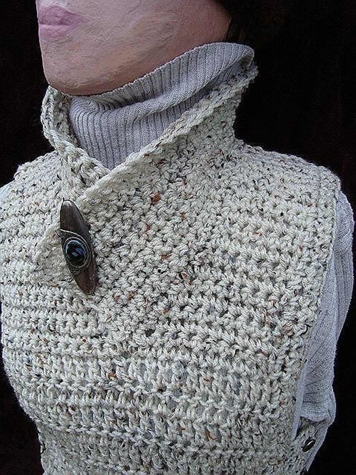 INSTANT DOWNLOAD Crochet Pattern PDF 107 Tabbard Vest - Etsy