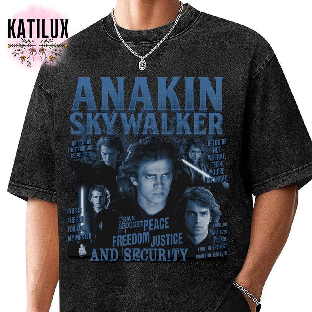 Anakin Skywalker Retro Tee - Anakin Skywalker Vintage 90s Star Wars Day ...
