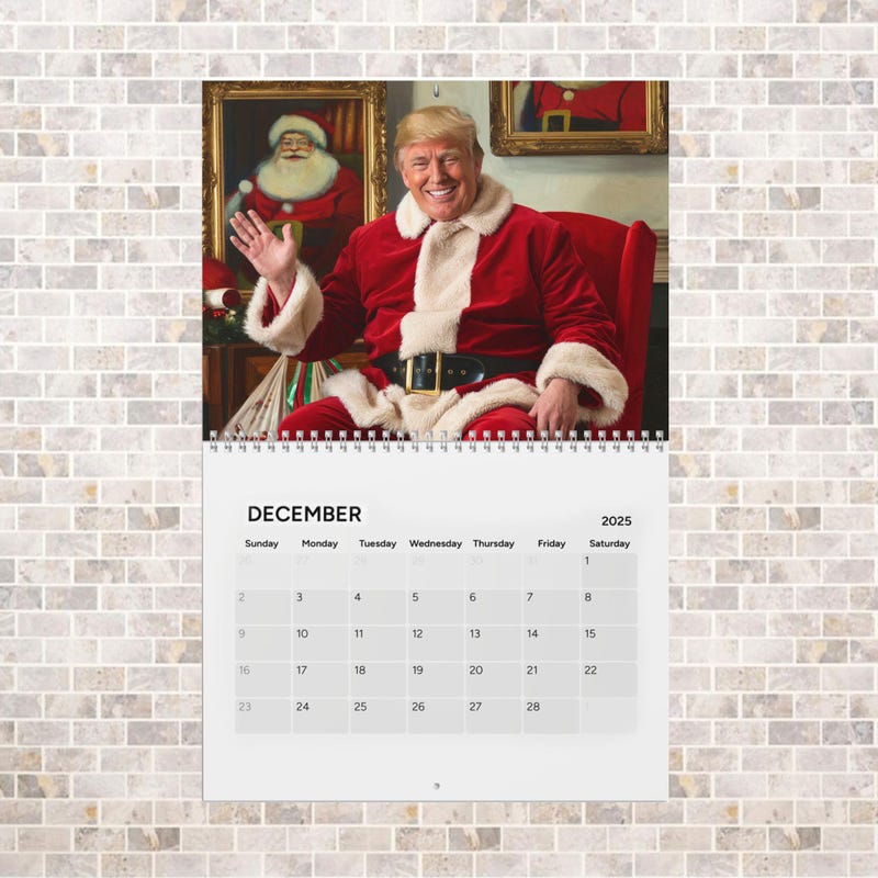 Trump 2025 Wall Calendar - Etsy