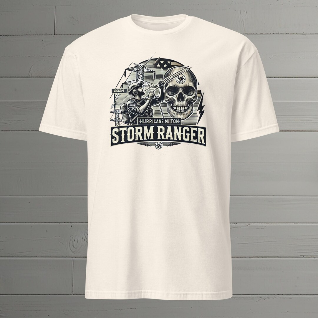 Storm Ranger Lineman Hurricane Relief T-shirt Unisex Softstyle ...